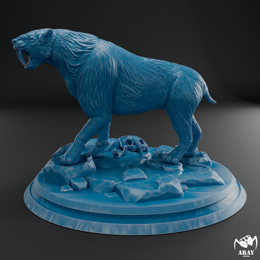 🐅 Smilodon populator - sabertooth 3D print model・ 3D File for 3D ...