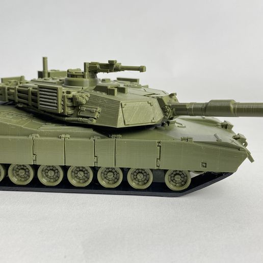 🪖 M1A1 Abrams main battle tank・ 3D File for 3D printing・Cults