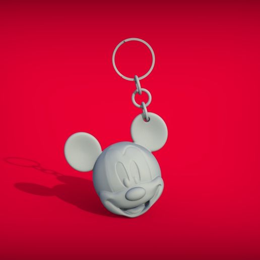 🗝️ Mickey keychain - Disney・ STL File for 3D printing・Cults