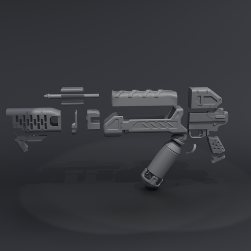 📁 FLAM-66 Torcher STL File – 3D Print Model Inspired by Helldivers 2 ...