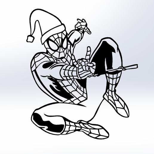 spiderman christmas coloring pages free printable