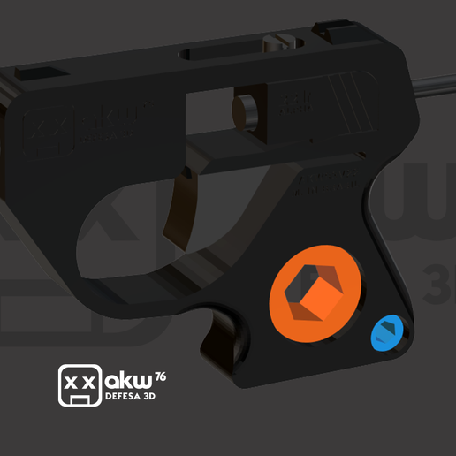 🔫 Circular Support - AKW 22 LR・Free STL File for ・Cults