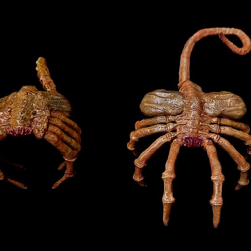 👽 ALIEN FACEHUGGER FOR OVERSIZED BRICK-STYLE MINIFIGURE・ STL File for ...