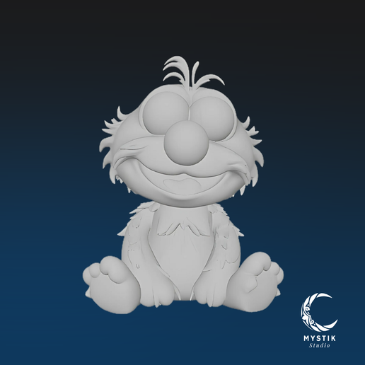 👾 Elmo chibi - Adorable version of the classic Sesame Street character ...