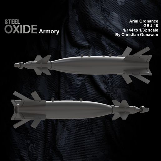 🇺🇸 GBU-10 Paveway II・ STL File for 3D printing・Cults