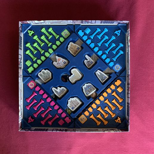 ♟ Tiletum Board game Insert・ 3D File for ・Cults