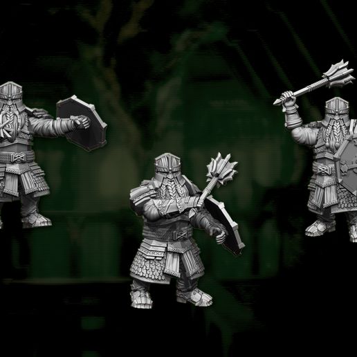 ⛰️ Maceman Lovely Mountain Warrior・ STL File for 3D printing・Cults