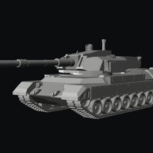 STL file Leopard 1 modernization 105mm turret 🐆 ・3D printable model to ...
