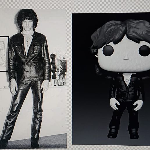 STL file Jim Morrison funko pop 🚪 ・3D printer model to download・Cults