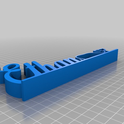 Free 3D file Custome Name Plate・3D print object to download・Cults