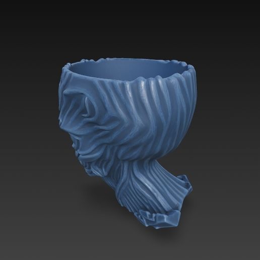 👽 Alien Head Planter: Minimal Sci-Fi Aesthetic 3D Print Model・ STL File ...