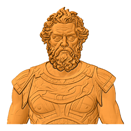 ️ ZEUS・ STL File for 3D printing and CNC machining - Laser cutting・Cults