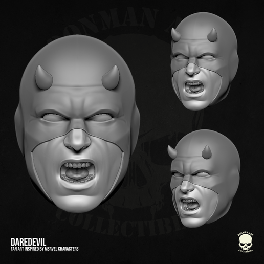 🎨 Daredevil Marvel Fan Art STL Files For Action Figures・ STL File for ...
