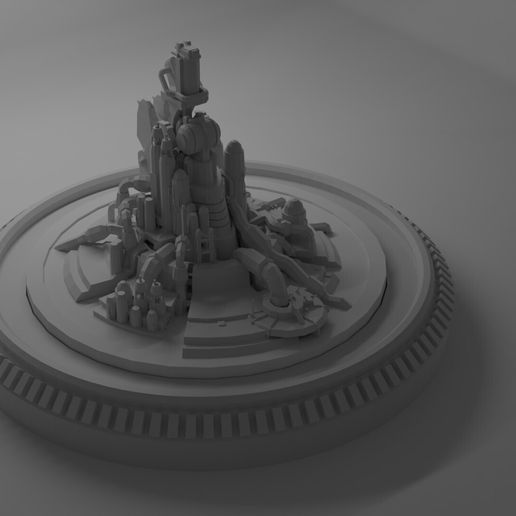 🏙️ Midgar City + Base・ STL File for 3D printing・Cults