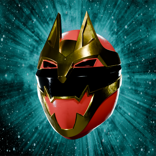 👾 No.1 Sentai Gozyuger Red GozyuWolf・ 3D File for 3D printing・Cults
