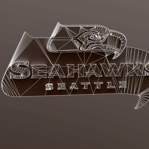 🛡️ NFL Seattle Seahawks Keychan Shield Printable and Renderable・ 3D ...