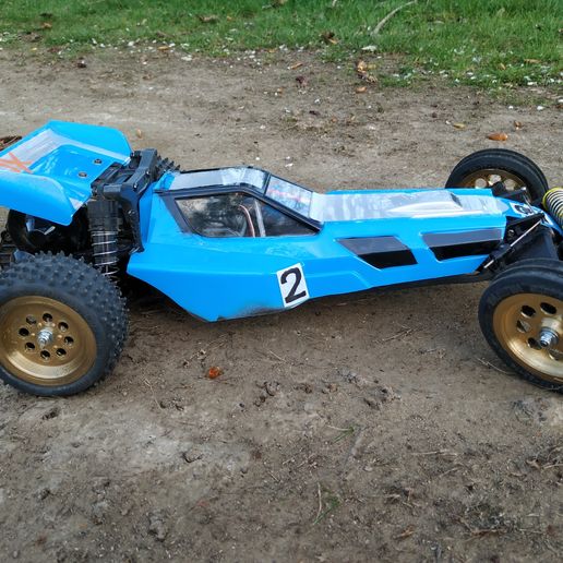 🦊 Tamiya Fox replica conversion from DT-03・Free STL File for ・Cults