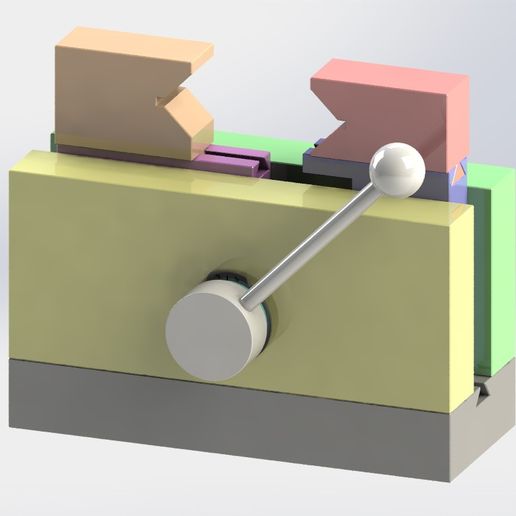 🗜️ Fixture - 635 Vise Type Clamp・Free STL File for CNC machining ...