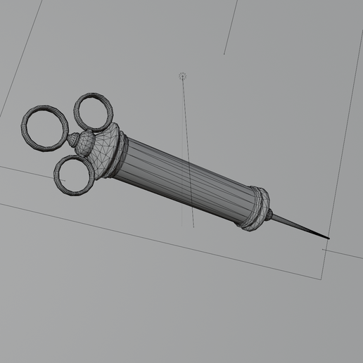 💉 Medieval Syringe 3D Model | Low Poly Medical Tool, UV Mapped ...