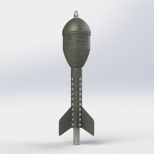 🐚 WW2 German Stielgranate 41 HEAT Shell・ 3D File for 3D printing・Cults