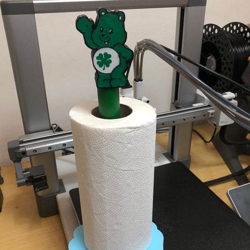 3D file Care Bear Paper Towel Roller Holder 🐻 ・3D printable model to ...