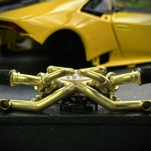 🚗 Custom TwinTurbo ver2 for 1:24 Model Car – Detail Upgrade STL・ STL ...