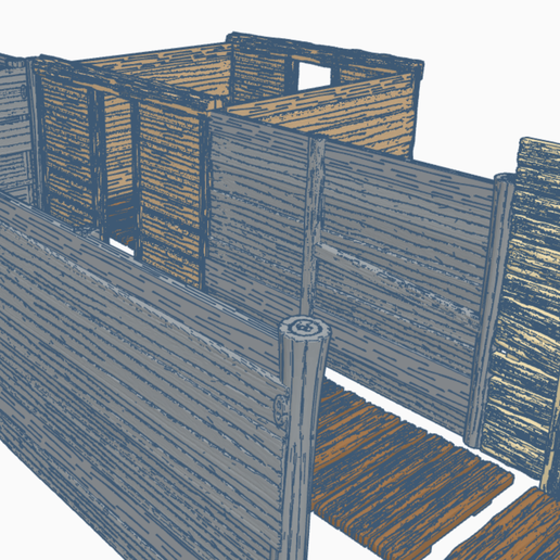 👷 Trench Crusade Terrain - Ultimate Trench Builder Set・ STL File for 3D ...