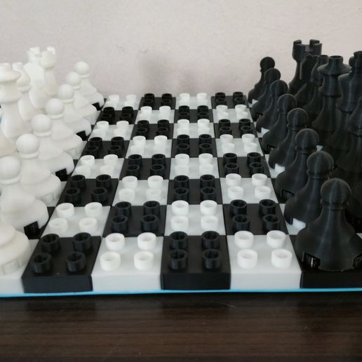 Free STL file Duplo Chess ♟️ (3MF)・3D printable object to download・Cults