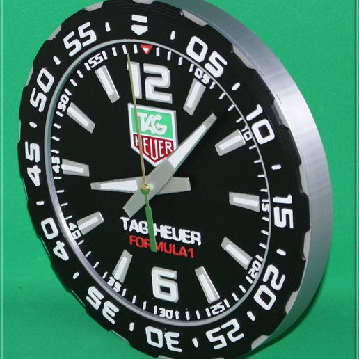 TAG Heuer Formula 1 Wall Clock ⏱️ | Fan Art・Free 3MF File for 3D ...