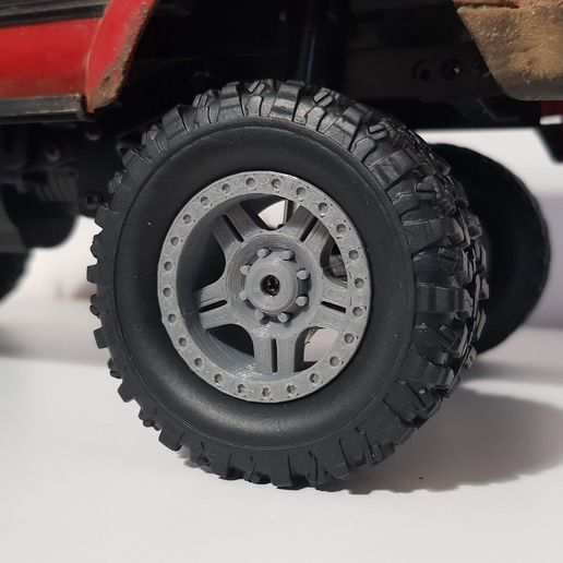 STL-Datei 1/16 BEADLOCK RAUPENRAD FÜR WPL REIFEN - MIJBITS・Vorlage für 3D-Druck zum ...