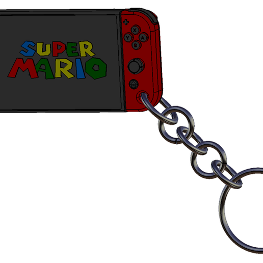 Archivo STL gratis Nintendo keychain 🗝️ ・Modelo para descargar y ...