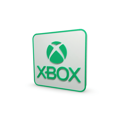 🎮 Xbox Logo / Sign・ STL File for 3D printing・Cults