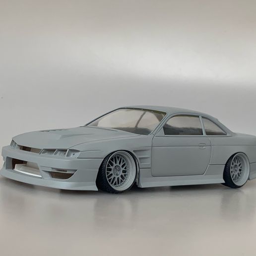 🚗 D-MAX KOUKI BODYKIT for NISSAN SILVIA S14 FUJIMI 1/24・文件用于 STL 三维打印・Cults