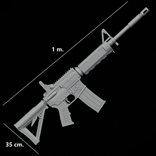 🔫 Shirazu Asuza - Rifle- Blue Archive Cosplay Prop・ STL File for 3D ...