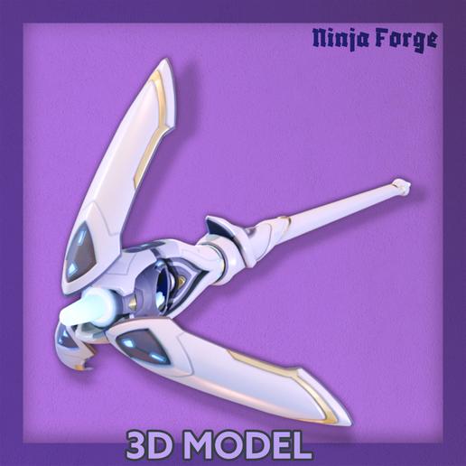 🔫 Mercy Hard Light Staff・ 3D File for 3D printing・Cults
