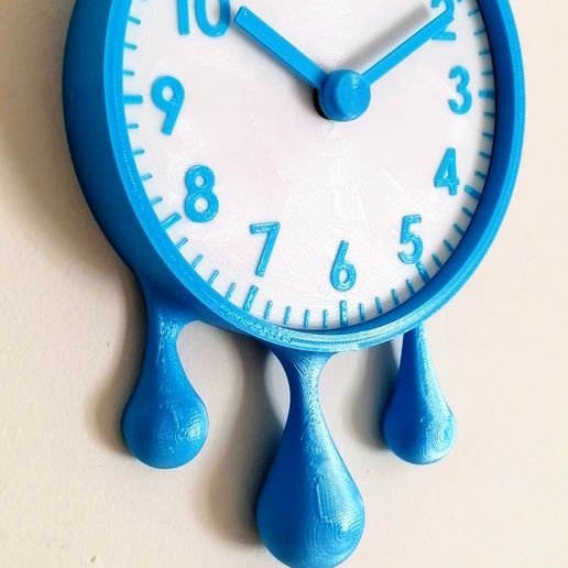 🫠 Melting clock・Free STL File for 3D printing・Cults