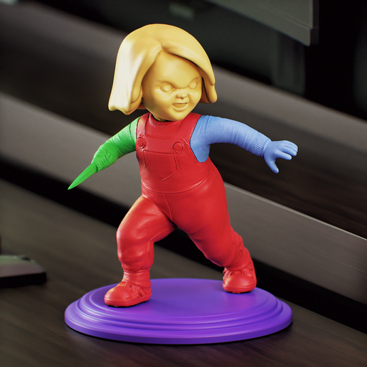 ️ Child's Play - Chucky bundle Pack of 3 models - Mask and two ...