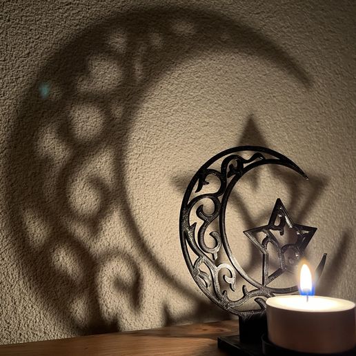 STL file Ramadan Tea Light Decoration 🫖 ・Template to download and 3D ...