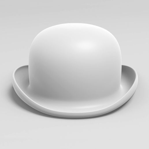 🎩 Bowler hat for 3D print・ 3D File for 3D printing・Cults