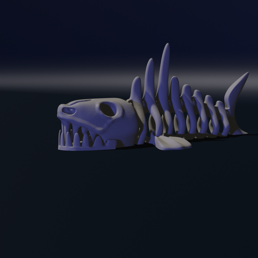 STL file Shark Skeleton 🦈 ・3D printable model to download・Cults