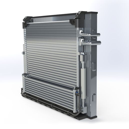 🧸 Scale Engine Radiator and Condenser of Land Rover, Range Rover・ 3D ...