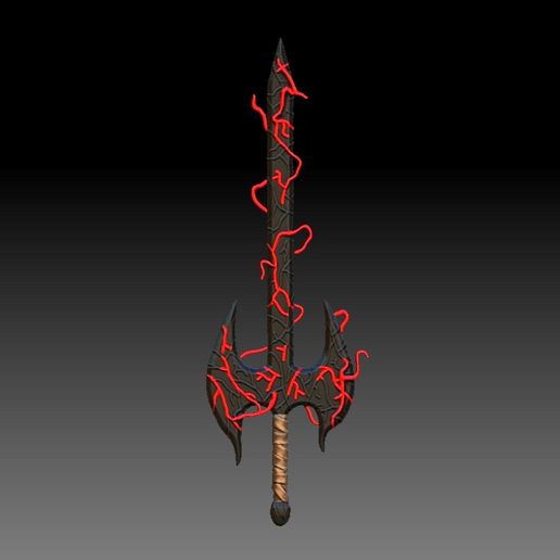 STL file All black (Knull sword) 🗡️ ・3D printing template to download・Cults