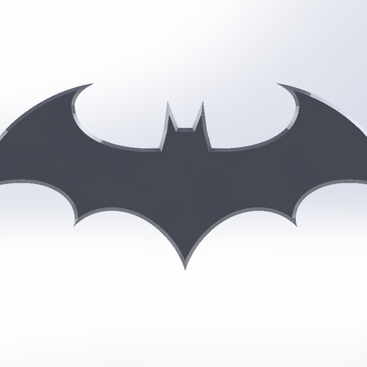 🦇 Batman Arkham Knight Bat Logo・ STL File for 3D printing・Cults