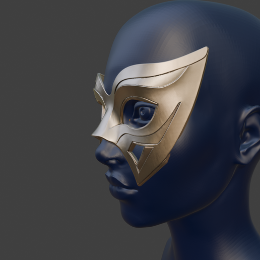 👀 Modern Eyes Mask・ STL File for 3D printing・Cults