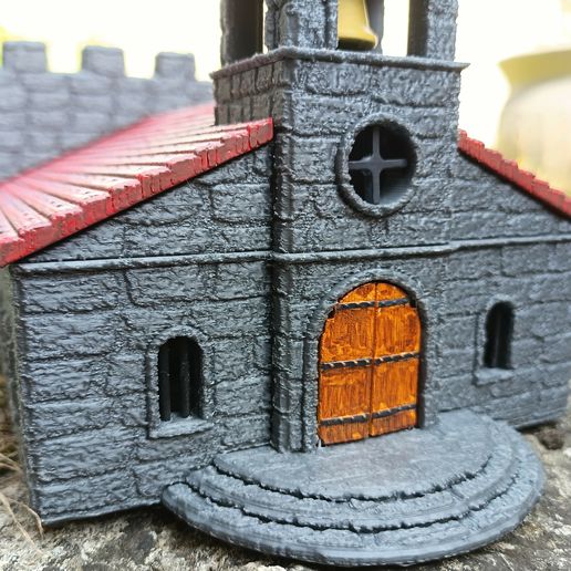 ⛪ Pack from the château-fort chapel・Free STL File for 3D printing・Cults