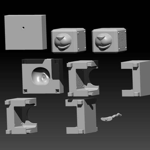 🍆 Roxy Masturbator from FNAF with molds・ 3D File for 3D printing・Cults