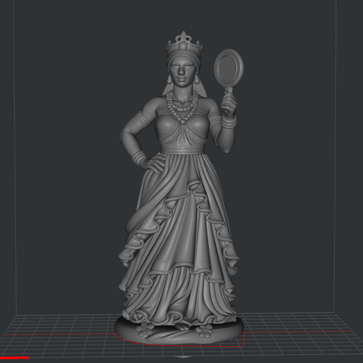 ️‍🔥 Oxum - Goddess of Love and Sweet Waters・ STL File for 3D printing・Cults