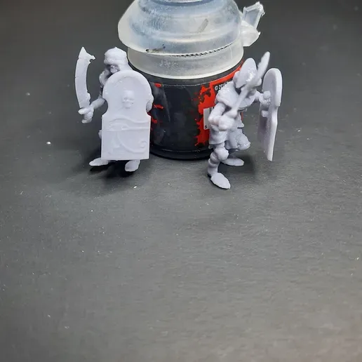 Télécharger fichier STL gratuit Mecs égyptiens morts-vivants avec épée et bouclier • Objet ...