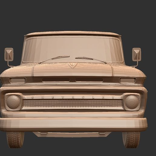 🚙 1966 Chevrolet C10 Pickup - Classic American Truck High-Detail 3D ...