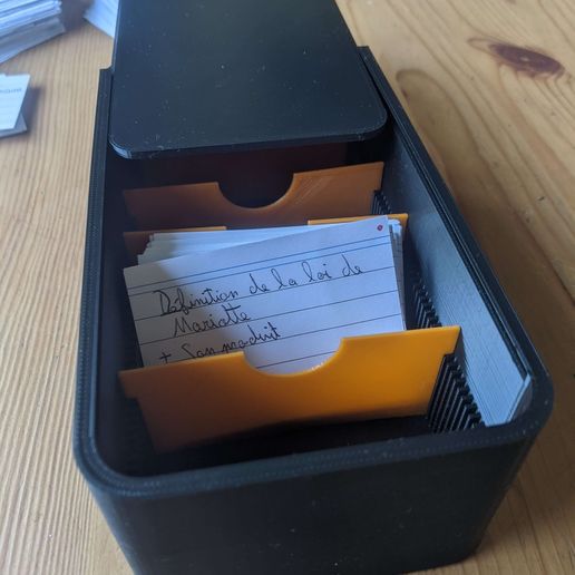 Free STL file Flashcard Box 📦 ・3D printing model to download・Cults